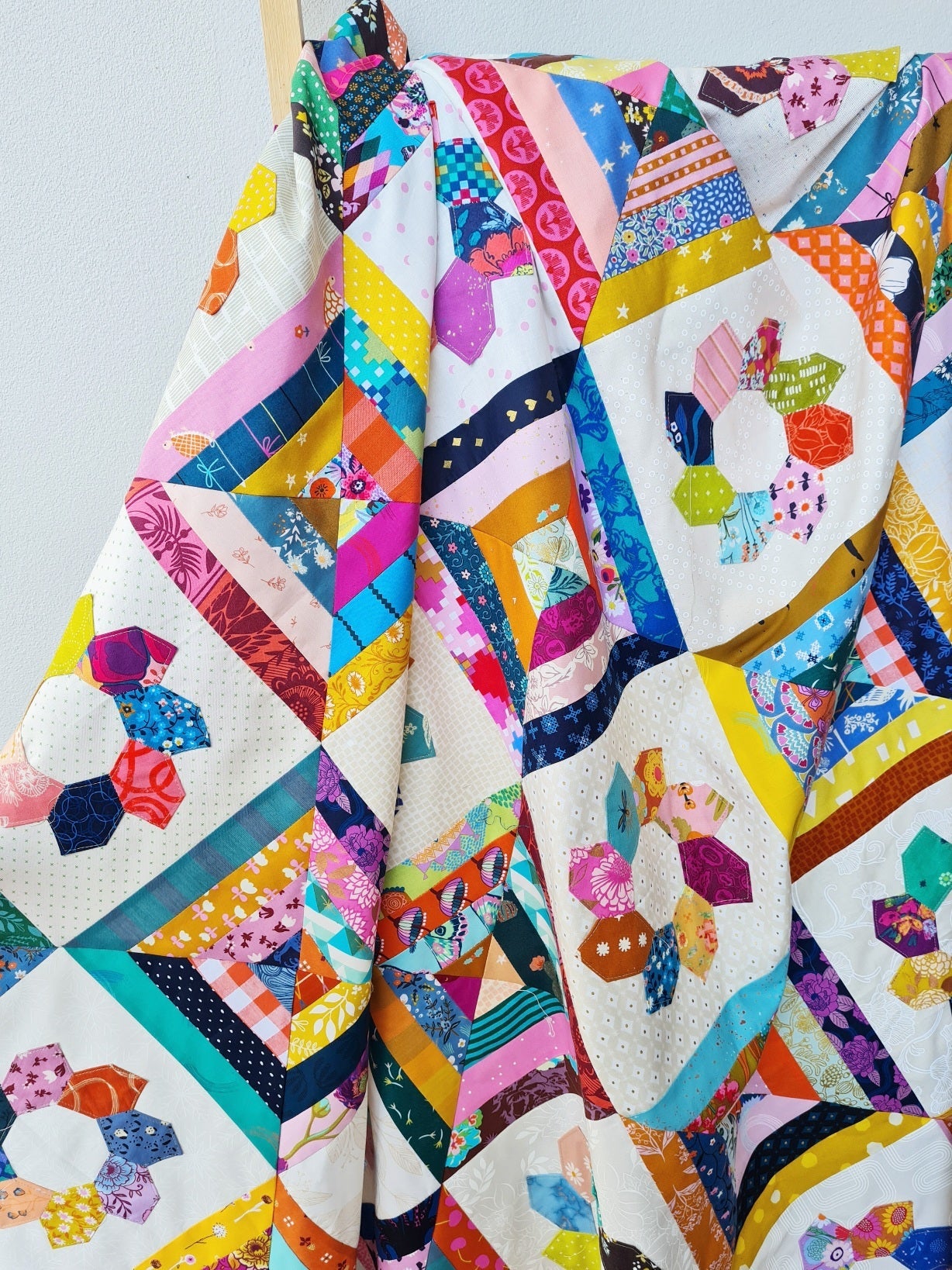 Monet Quilt - Easy, scrappy EPP – Tales of Cloth
