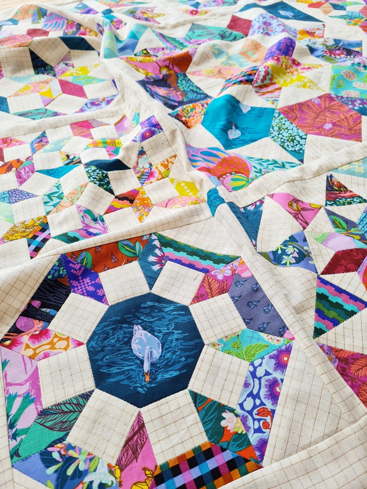 Red Sky at Night Quilt - English Paper Pieced (EPP) Version – Tales of ...