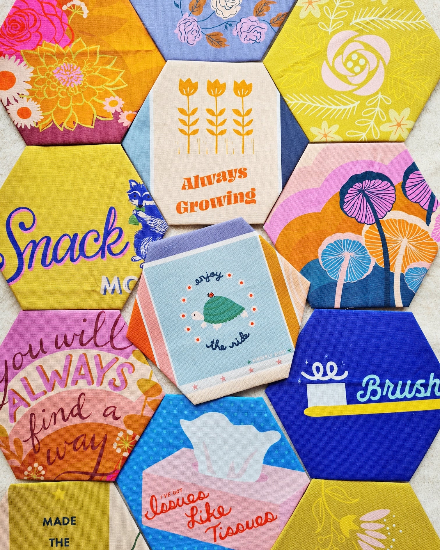 Kindling Quilt Paper Pieces – Tales of Cloth